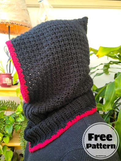 Hooded Balaclava Crochet Free Pattern