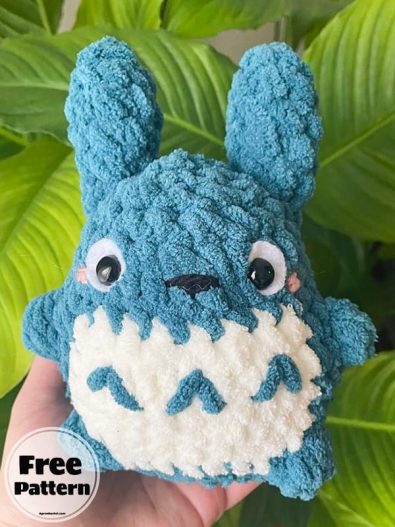 Free Chubby Totoro Crochet Pattern