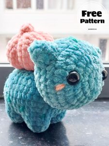 Bulbasaur Crochet Amigurumi Pokemon Free pattern