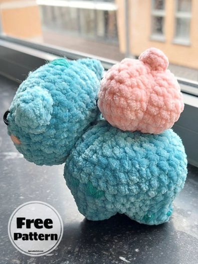 Bulbasaur Crochet Amigurumi Pokemon Free pattern