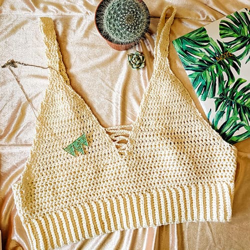 Crop Beach Crochet Top Free Pattern