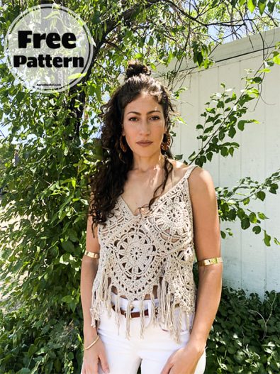 Free Boho Tank Top Crochet Pattern