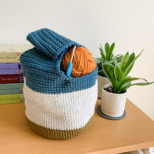 Free Crochet Basket Pattern For Beginners