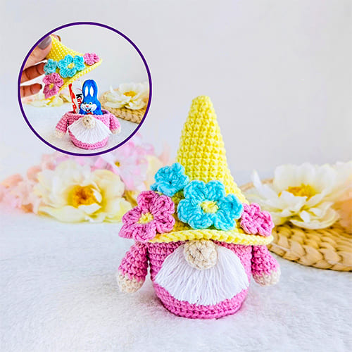 Spring Easter Free Crochet Gnome Pattern