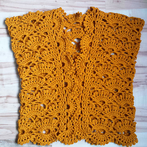 Bolero Crochet Shell Stitch Pattern Free