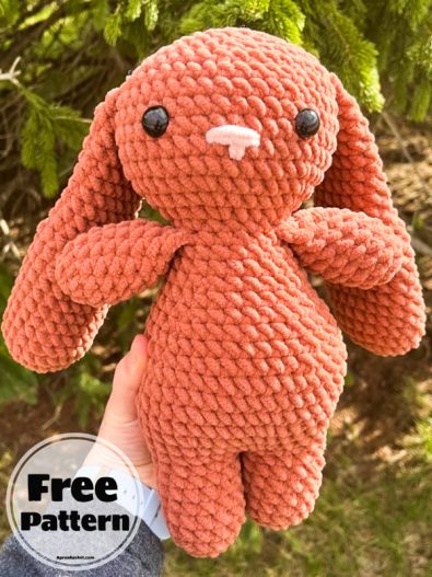 Free PDF Amigurumi Velvet Bunny Crochet Pattern