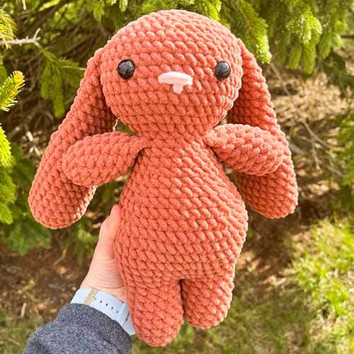 Free PDF Amigurumi Velvet Bunny Crochet Pattern