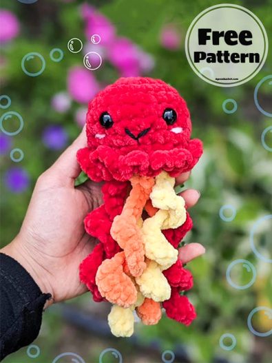 Easy And Free Crochet Jellyfish Pattern