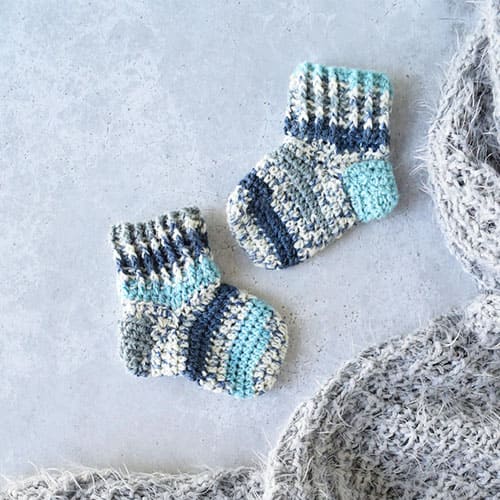 Cute Baby Socks Crochet Pattern Free
