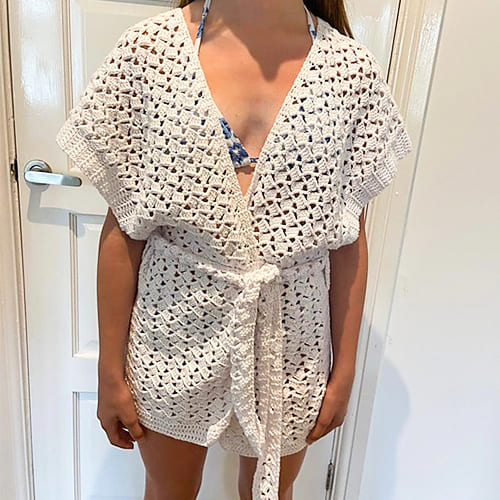 Easy & Free Crochet Beach Cover Up Pattern