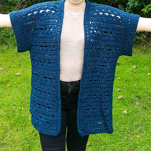 Free Crochet Kimono Cardigan Pattern