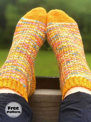 Vintage Free Crochet Sock Pattern
