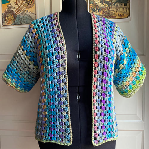 Free Short Sleeve Crochet Cardigan Pattern