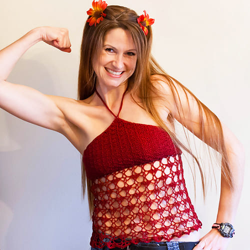 Triangles Halter Top Pattern Crochet Free PDF